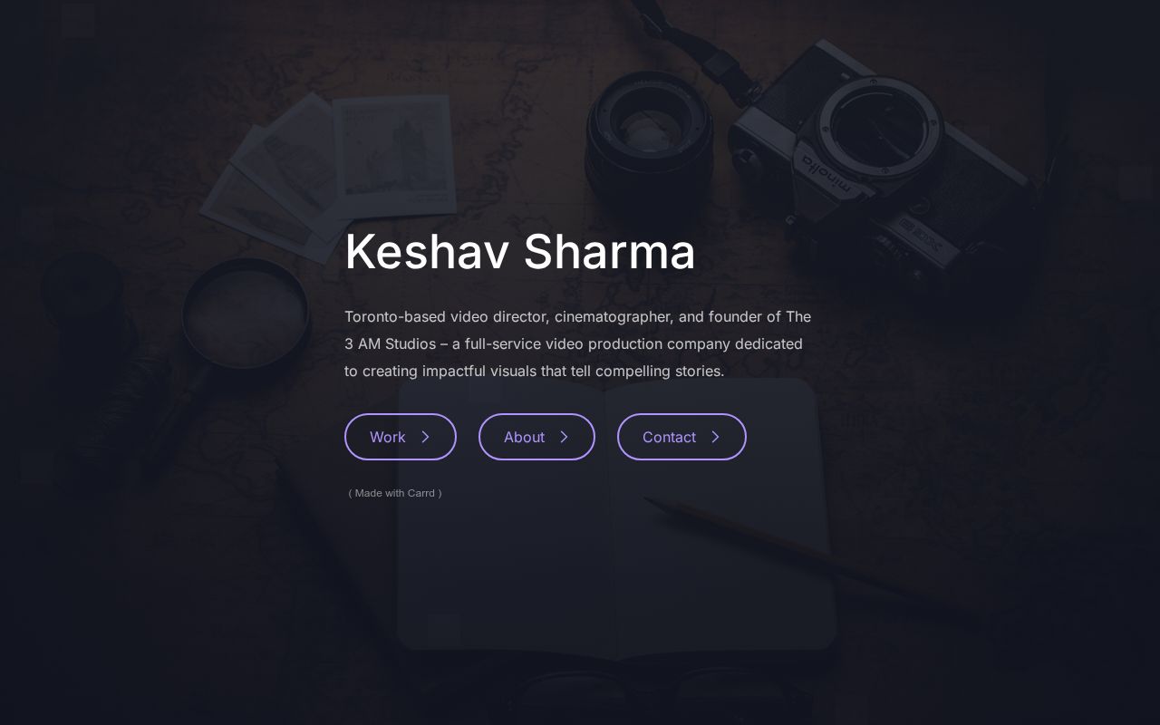 Portfolio: Keshav Sharma - Director & Cinematographer